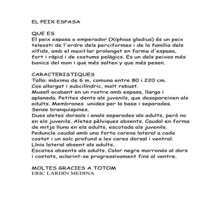 07 1-el peix espasa eric lardin | PDF