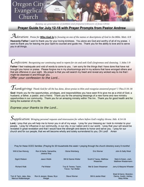 05 10 09 Prayer Sheet Andrew5 | PDF