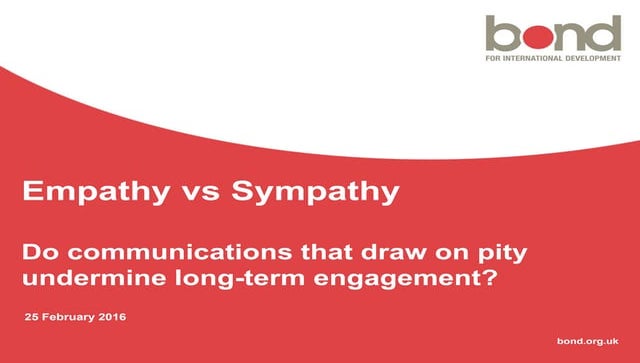 Empathy Vs Sympathy Worksheet