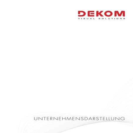 DEKOM Company Profile (german) | PDF
