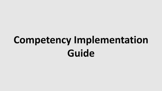 Competency-based Training and Development | PPT