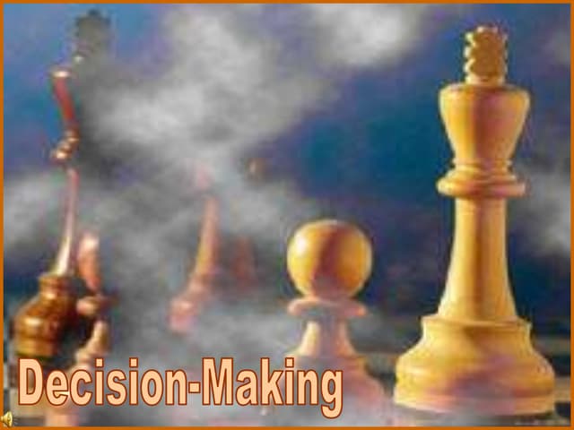 Decision making ppt | PPT