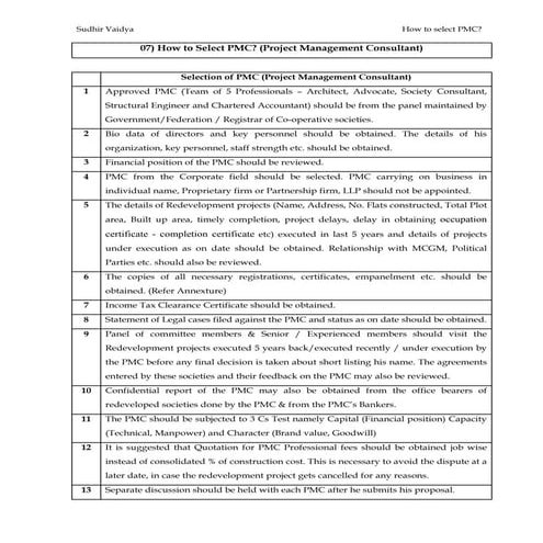 07 how to select pmc | PDF