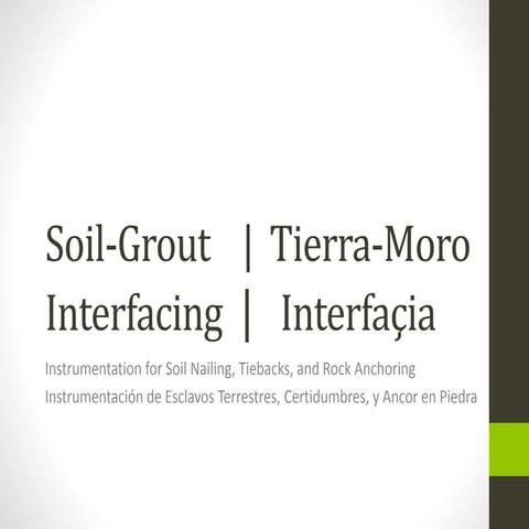 07 soil-grout threadbar | PPT