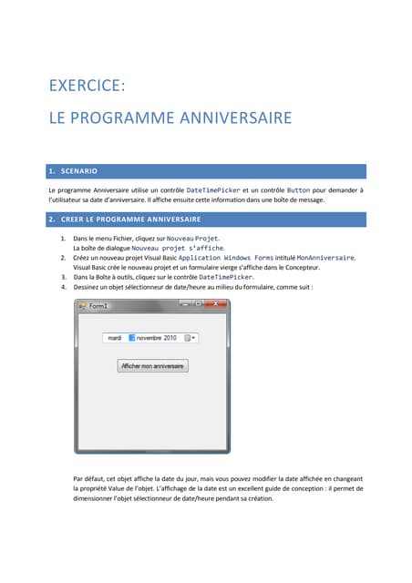 09 visual basic .net - exercice - heritage et interfaces - primes de risque | PDF