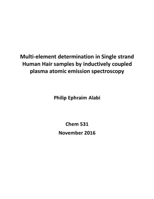 Forensic examination of hair | PPTX