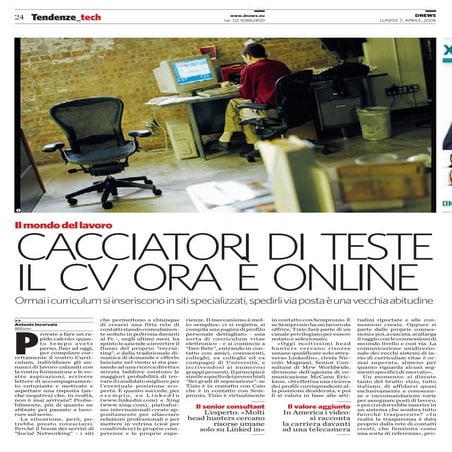 Intervista su DNews | PDF