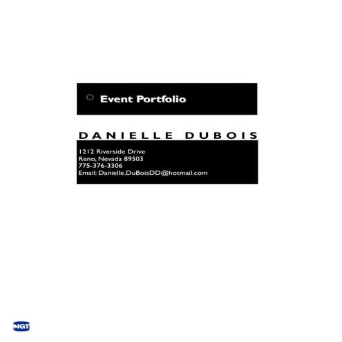 D2 Event Portfolio | PDF