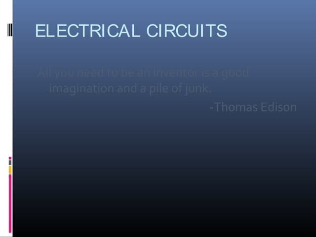 Electric circuits | PPT