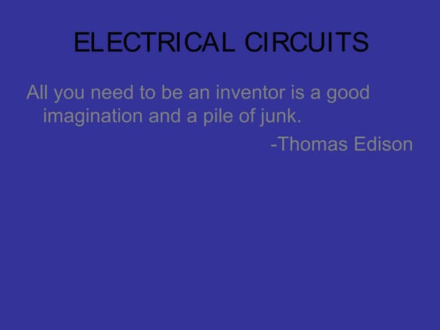 Electric circuits | PPT