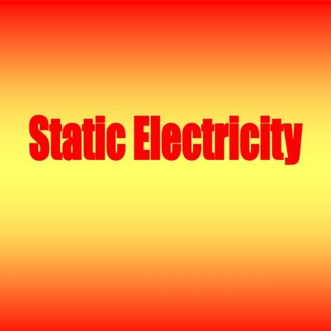 Electric charges | PPTX