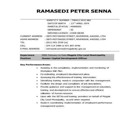 CV Silke Rothkegel van Velden | PDF