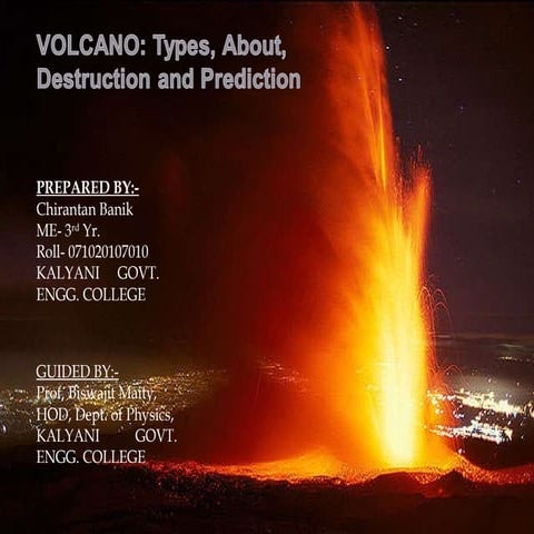 volcano | PPT | Geology | Science