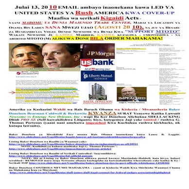 071310 obama email (swahili) | PDF