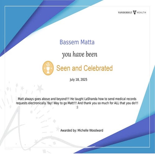 Seen and Celebrated! Bassem Matta Vanderbilt, 2 | PDF