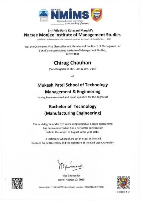 Cairo university certificate | PDF