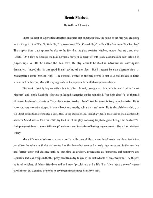 Macbeth introduction | PPT | Roleplaying Games | Games and Puzzles