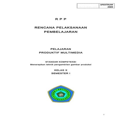072 kk-05-rpp-menerapkan-teknik-pengambilan-gambar-produksi | PDF