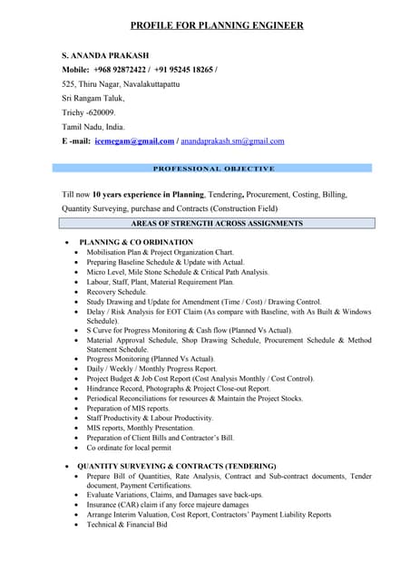 Resume - Prakash Patil | DOC