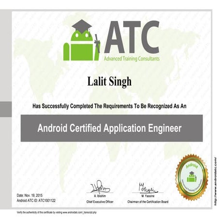 Engineer Certificate | PPT