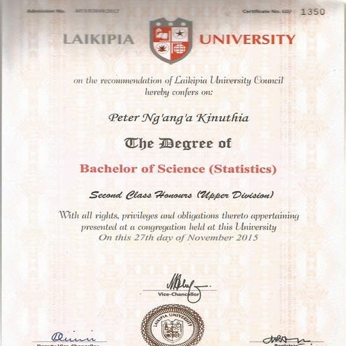 degree certificate | PDF