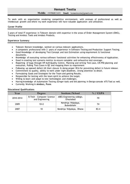 2.9 years_Infosys_Resume-1 | DOCX