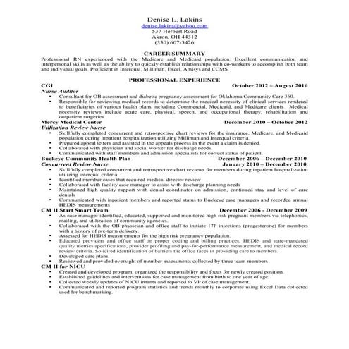 Denise Resume | PDF