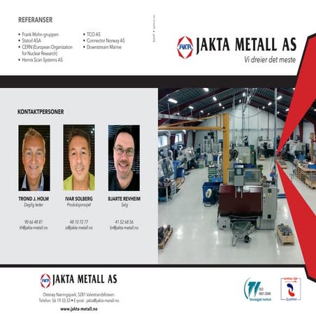 Brosjyre Jakta Metall | PDF