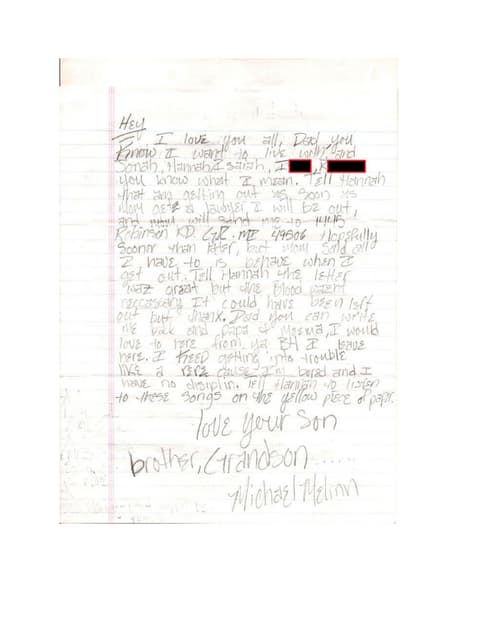 April 22 2003 police report charging maria bauer melinn with dv | PDF