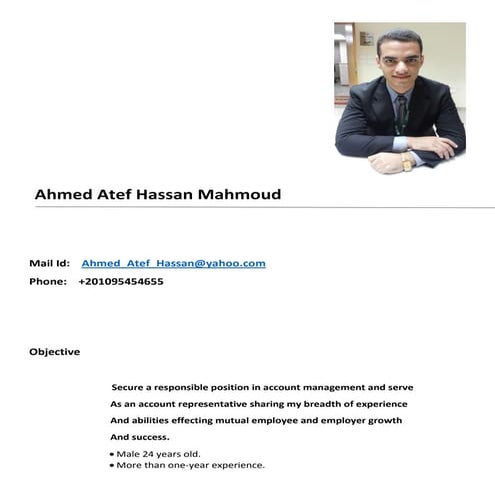 ahmed atef cvn | PDF