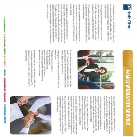 Family Mediation Clinic Brochure | PDF