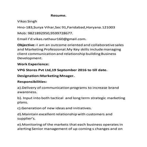 surjeet_Resume | DOC