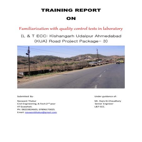 Training report | PDF