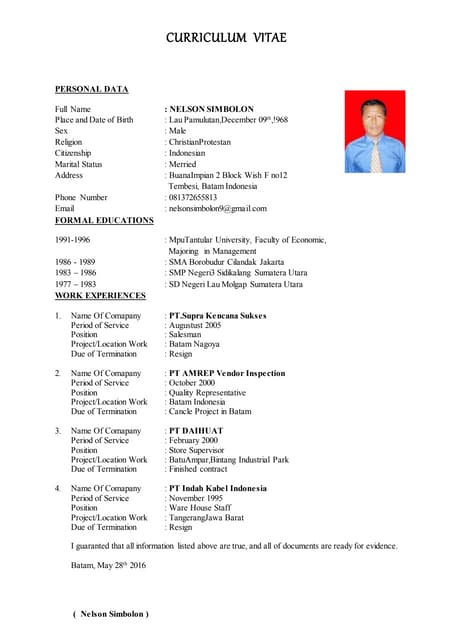 Curriculum Vitae | PDF