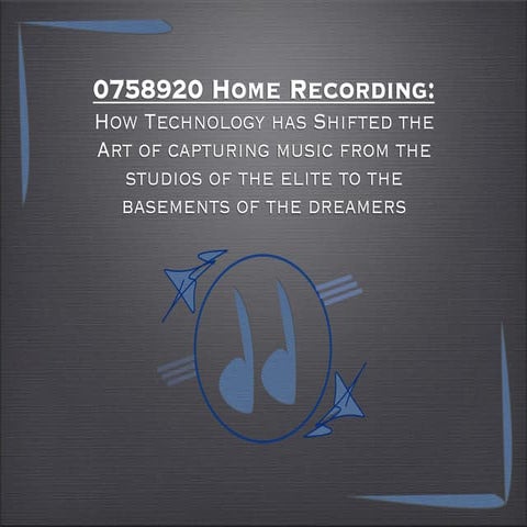 0758920 Home Recording | PDF | Digital Audio | Computer Software and Applications