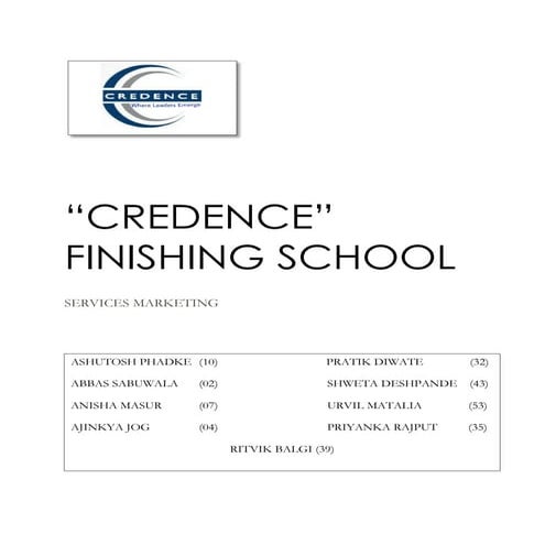 FINISHING SCHOOL | PDF