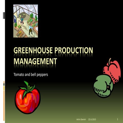 greenhouse management | PPTX