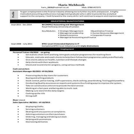 Haris CV Copy (haris mehboob) (haris mehboob) | DOCX