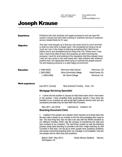 Jesse Hart Resume | PDF