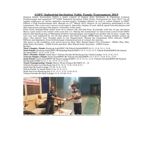 Award _GSFC_TT_Result 2015 | PDF