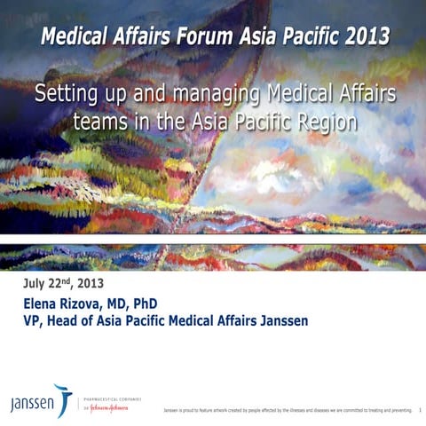 Medical Affairs Functions in Pharmaceutical Companies: Mission ...