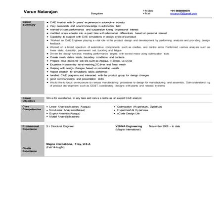 VARUN_CAE_ANALYST | DOCX