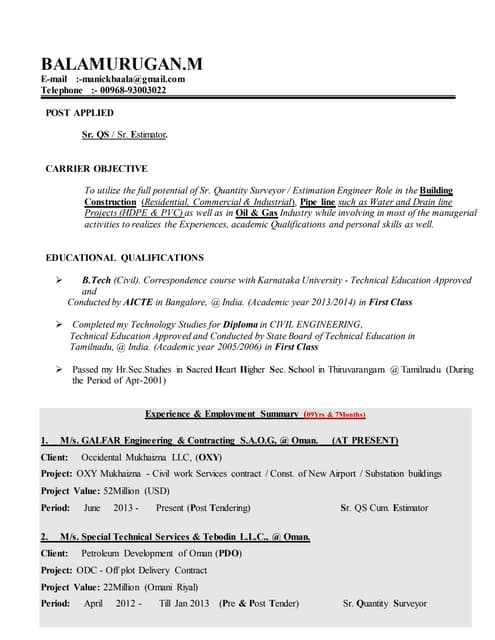 CURRICULUM VITAE World Bank Format V3 | PDF | Civil Engineering ...