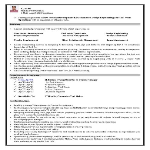 sathish resume -MAY 2016 updated | DOC