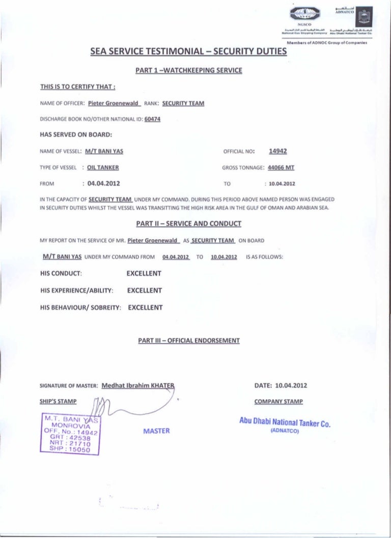 SECURITY TEAM SEA SERVICE TESTIMONIAL security-team-sea-service-testimonial