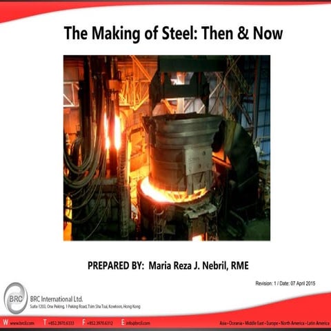 Steel plant presentation | PPT