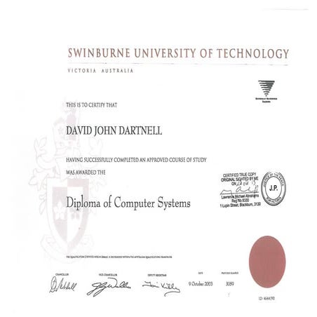 Diploma of Computer Systems | PPT