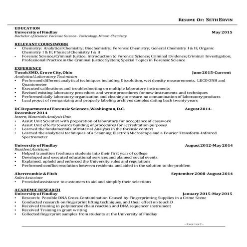 Seth Ervin Resume | DOCX
