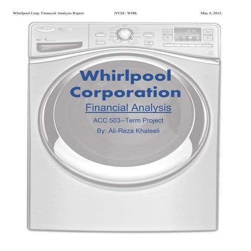 Whirlpool-2014 Annual Report Analysis | PDF