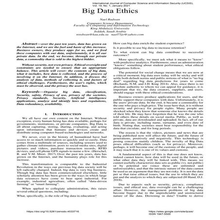 Applications of Big Data Analytics in Businesses | PPSX